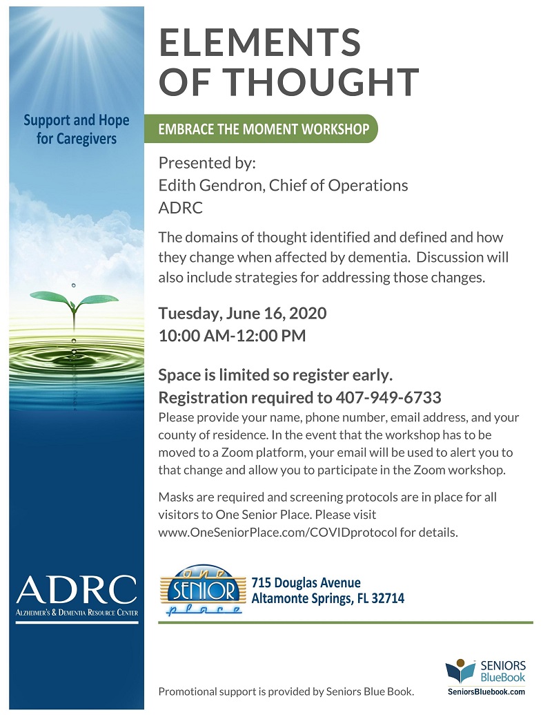 Elements of Thought - One Senior Place