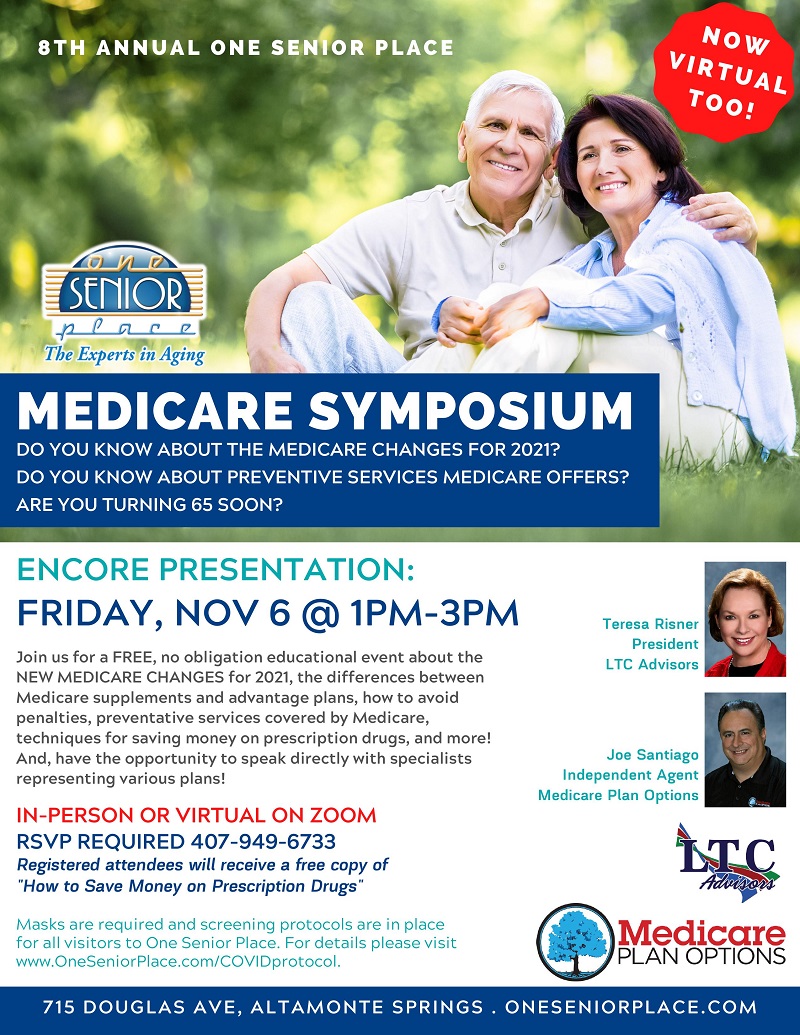 SPECIAL ENCORE EVENT: IN-PERSON OR VIRTUAL 8th Annual Medicare ...