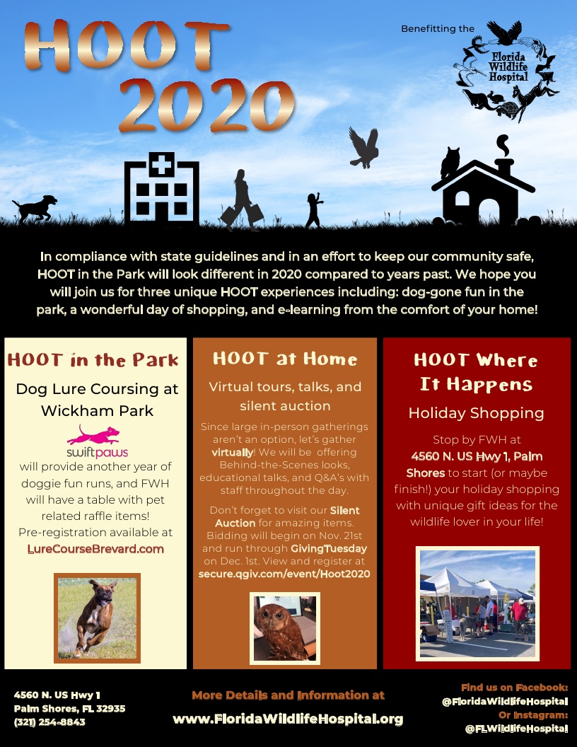 HOOT 2020 - Florida Wildlife Hospital - One Senior Place