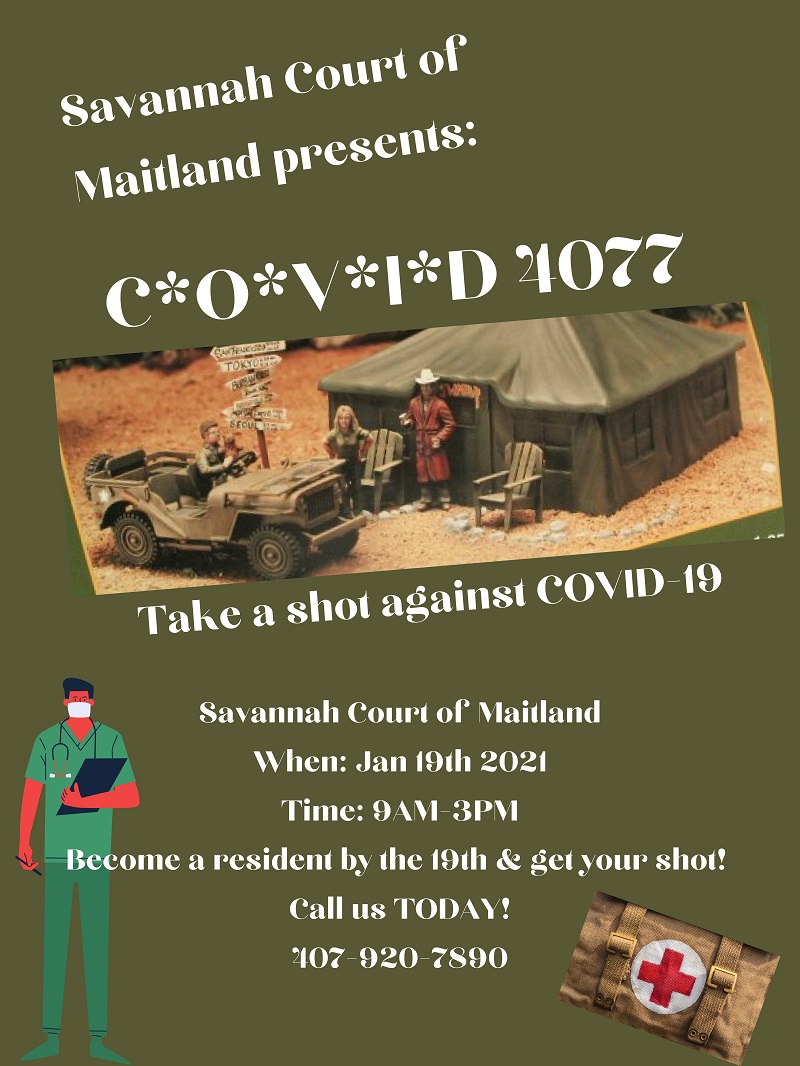 C*O*V*I*D 4077 - One Senior Place