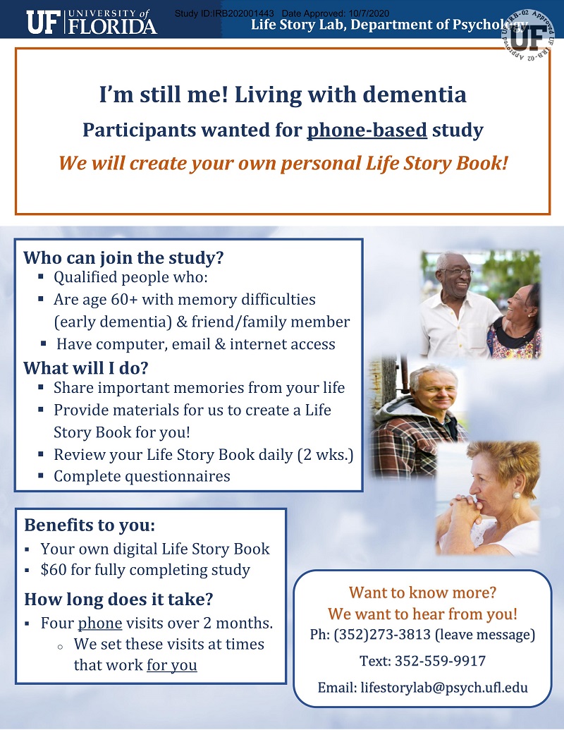UF Life Story Book Project - One Senior Place