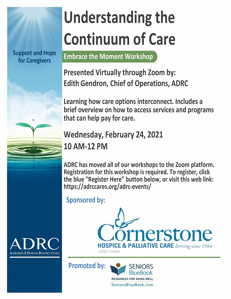 VIRTUAL: Understanding the Continuum of Care - One Senior Place