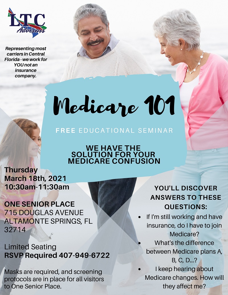 Medicare 101 - One Senior Place