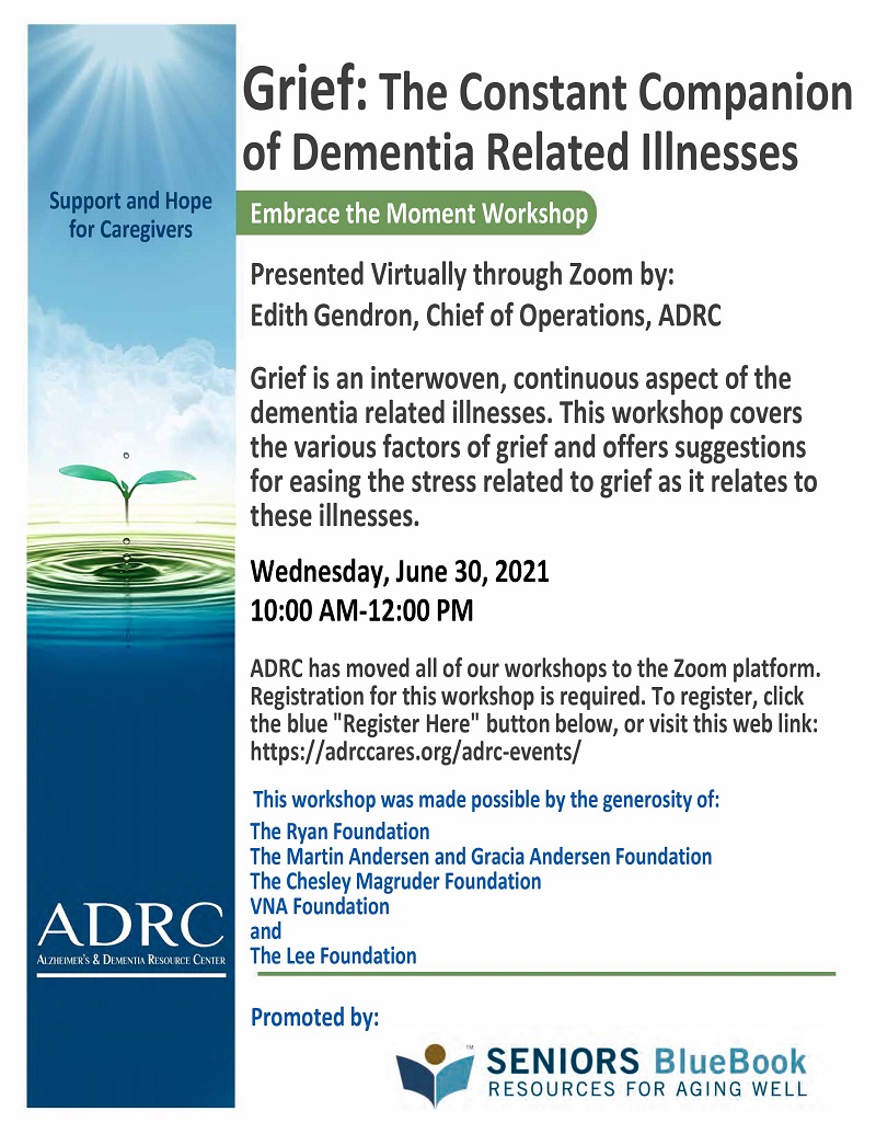 VIRTUAL: Grief: The Constant Companion of Dementia Related Illnesses ...