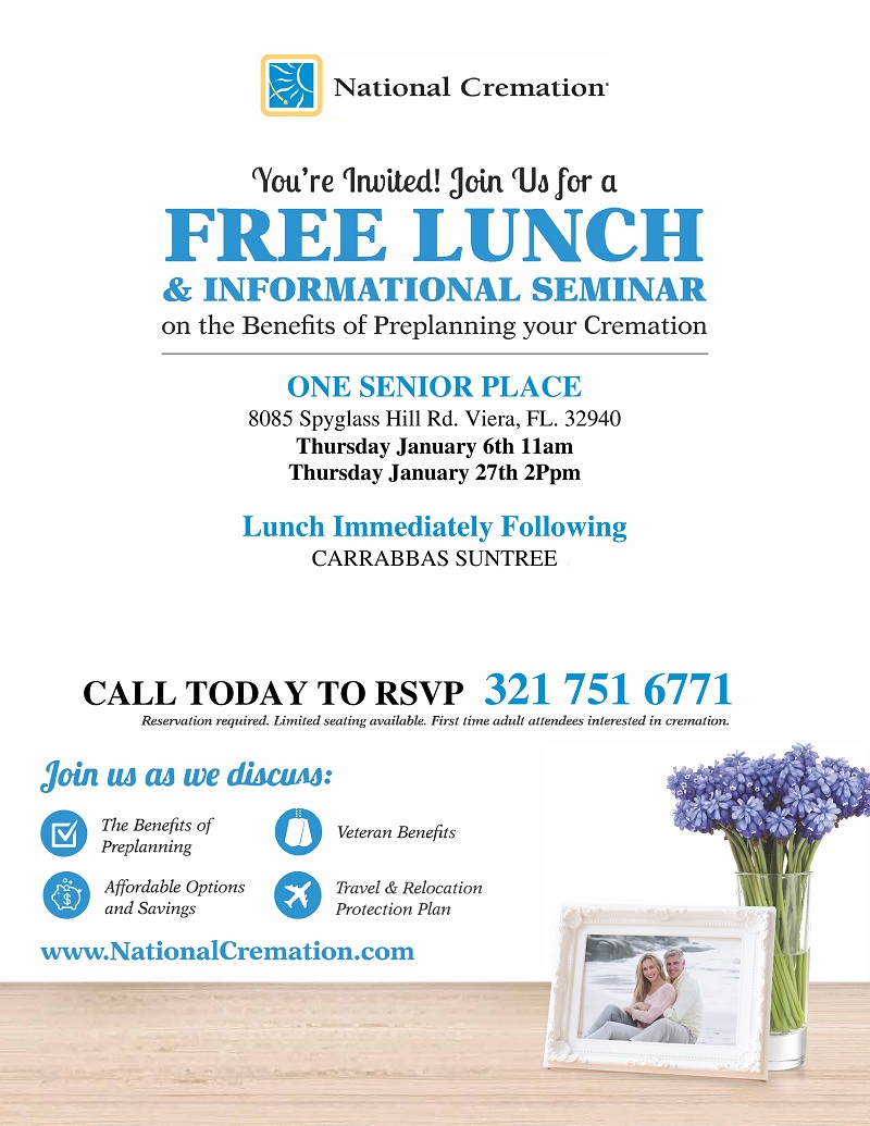 Benefits of Pre-Planning your Cremation Informational Seminar, FREE ...