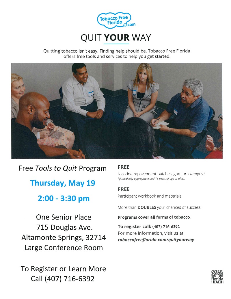 Quit Your Way - One Senior Place