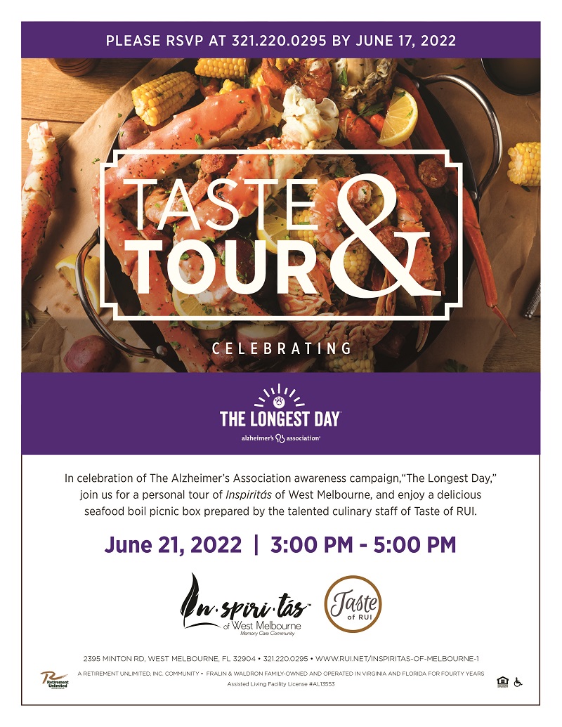 Taste & Tour at Inspiritas - One Senior Place