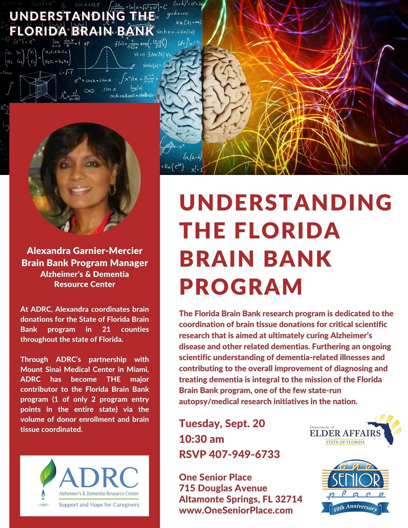 Understanding the Florida Brain Bank Program - One Senior Place
